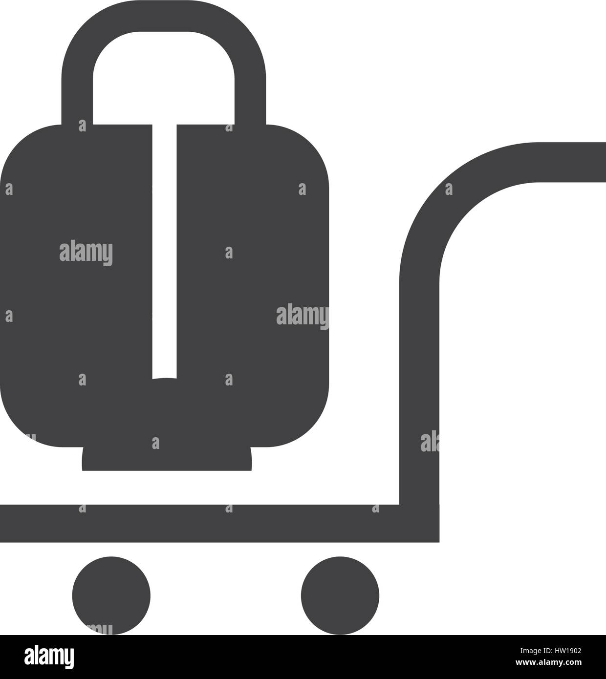 Trolley bag Stock Vector Images - Alamy