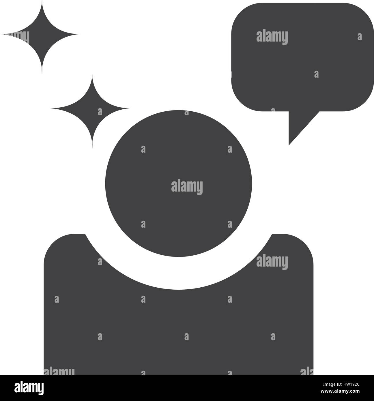 Talking circle Stock Vector Images - Alamy