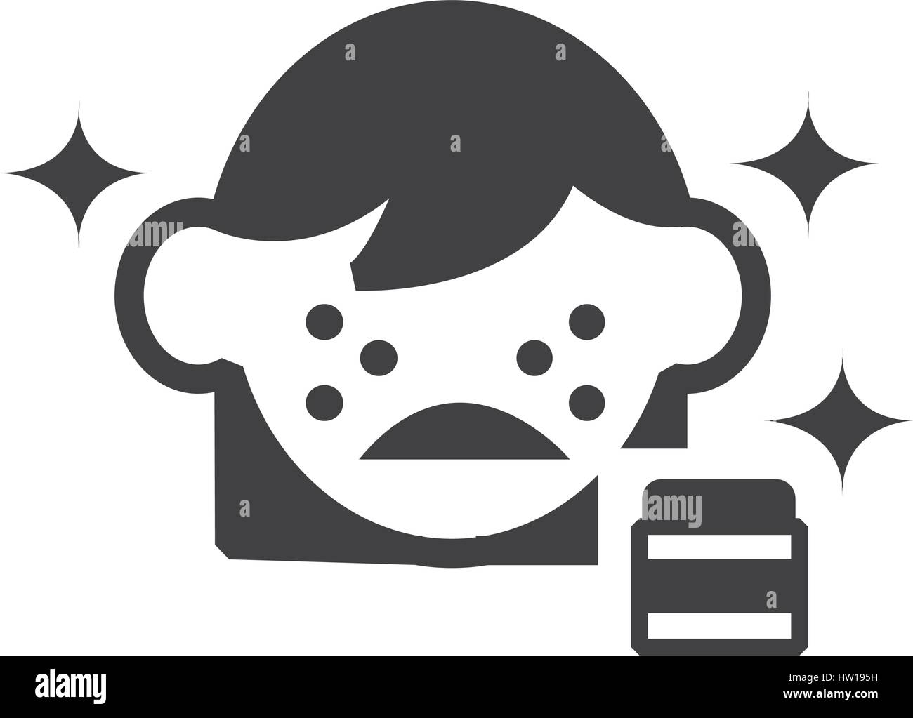 Acne vector vectors hi-res stock photography and images - Alamy