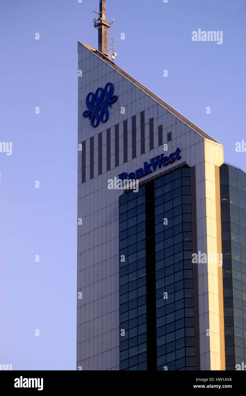 Bank west in Perth, Bank West in Perth Stock Photo - Alamy