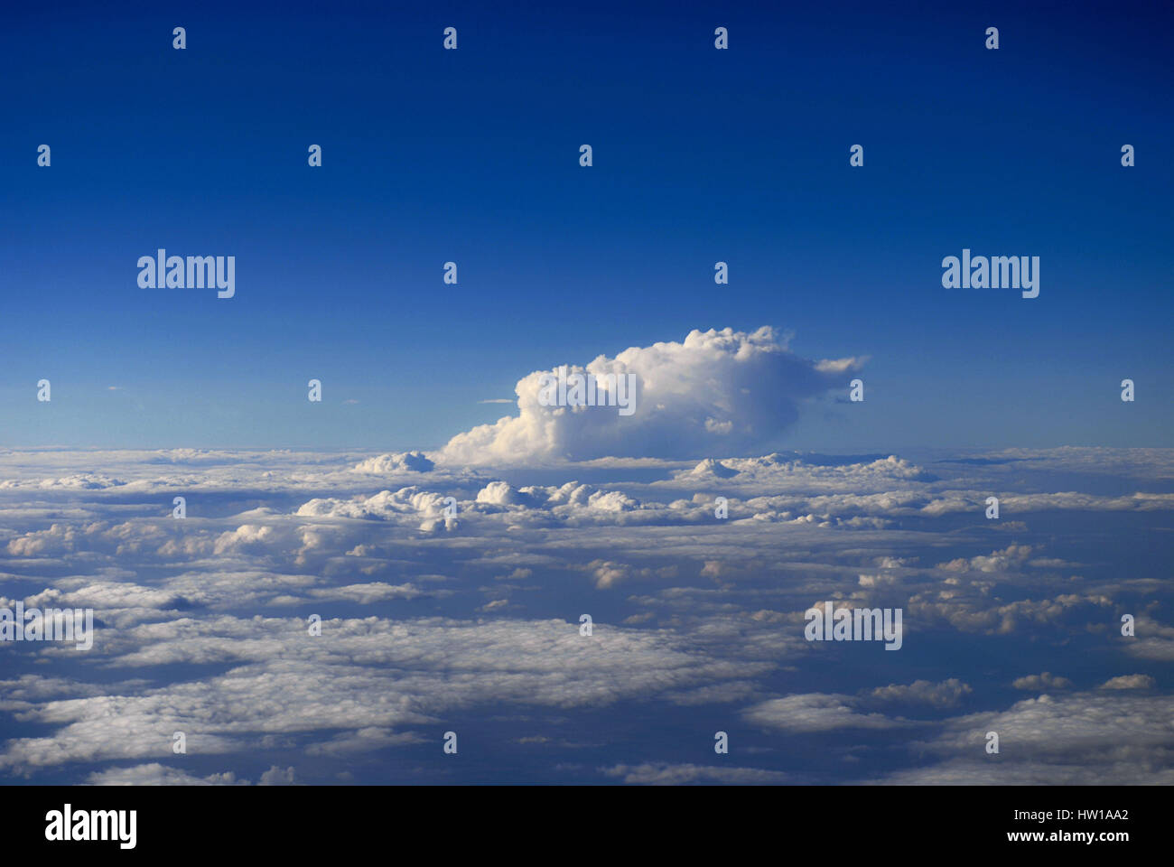 over the clouds, ‹ber den Wolken Stock Photo - Alamy