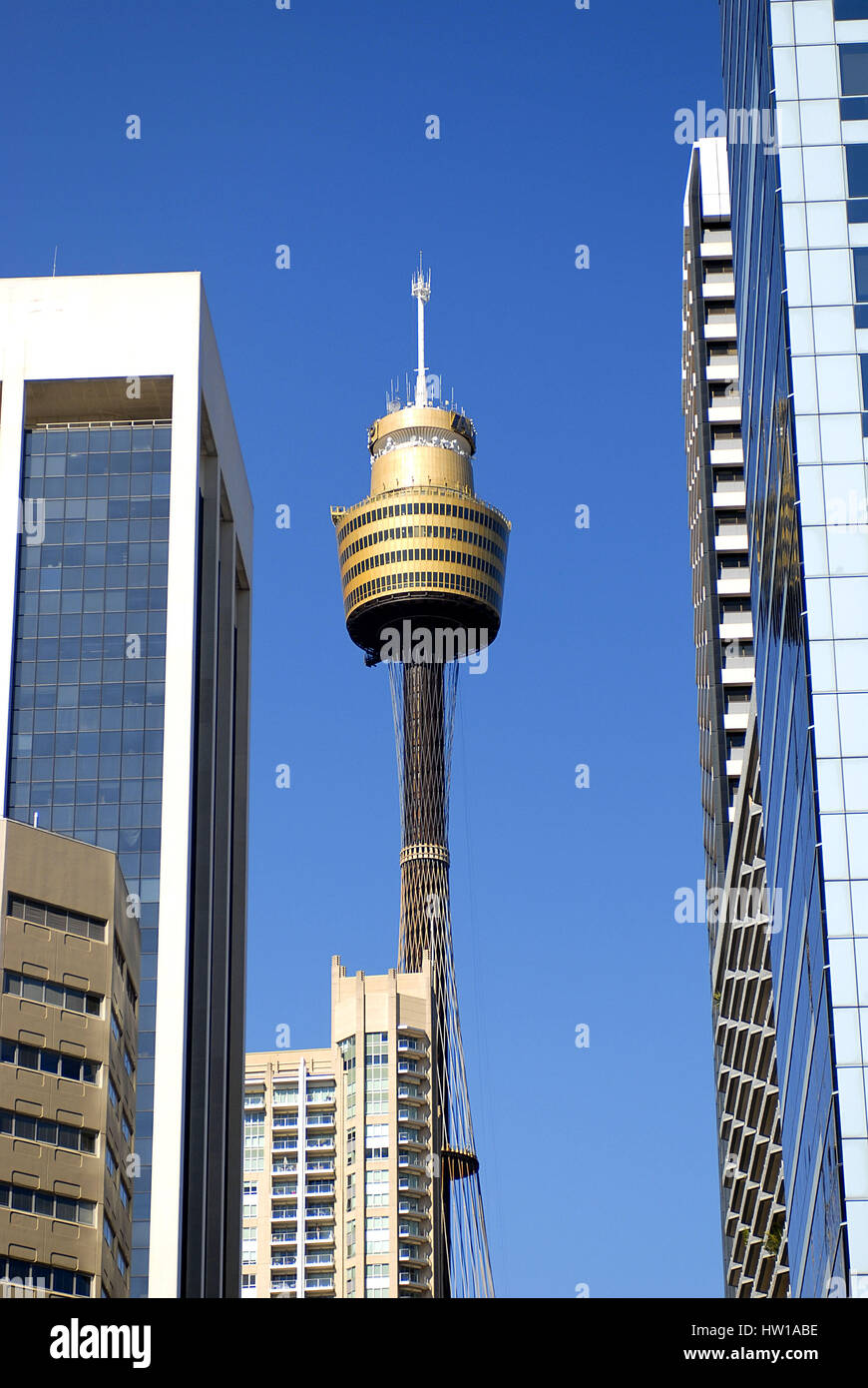 Sydney Tower - Australia, Sydney Tower - Australien Stock Photo - Alamy