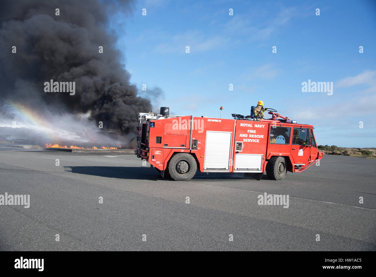 Cornwall fire rescue fire engine hi-res stock photography and images ...