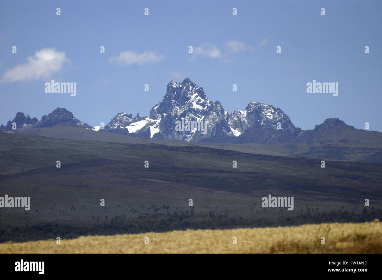Mount Kenya, Mount Kenia Stock Photo - Alamy