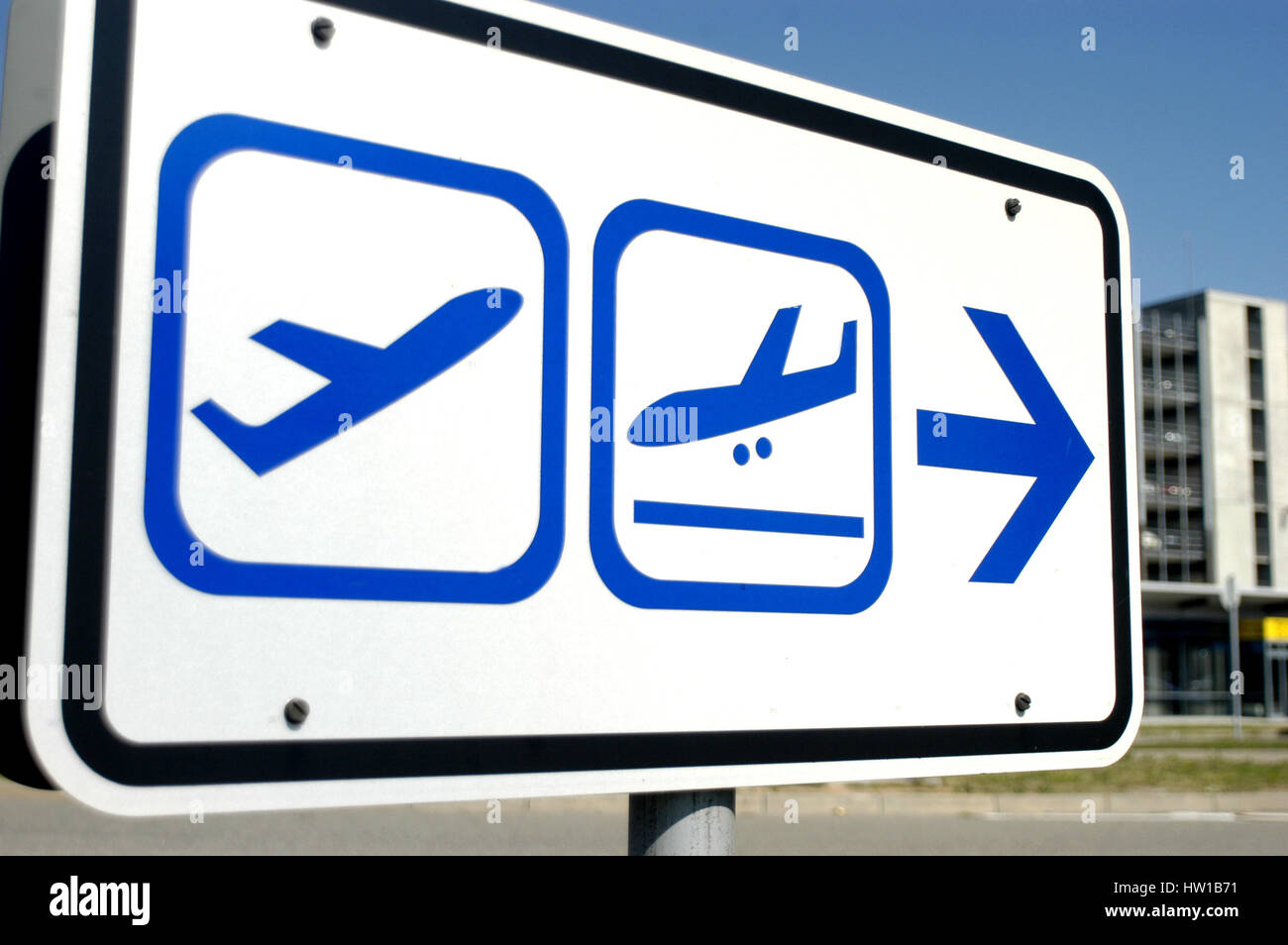 Takeoff arrival , Abflug Ankunft Stock Photo - Alamy
