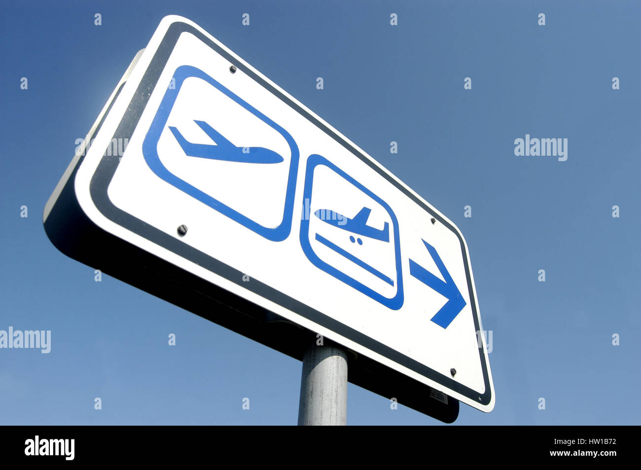 Takeoff arrival , Abflug Ankunft Stock Photo - Alamy