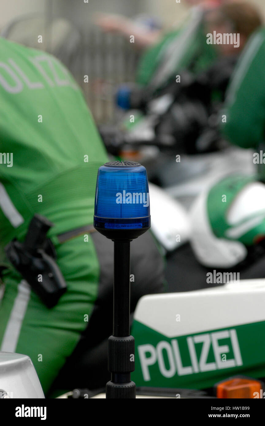 Police motorcycle, Polizei Motorrad Stock Photo - Alamy