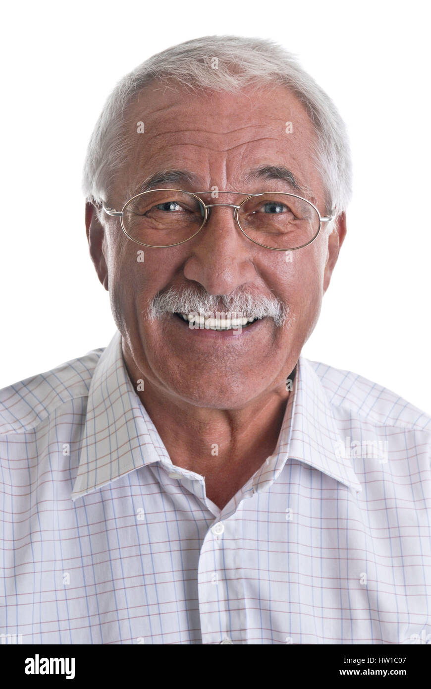 contented pensioner, zufriedener Rentner Stock Photo - Alamy