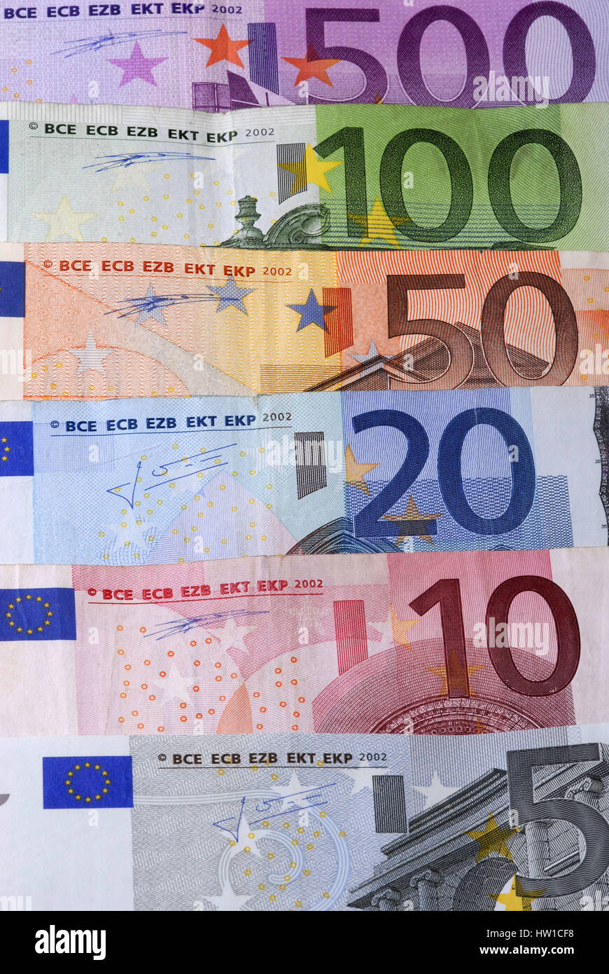 Euronotes euroscheine hi-res stock photography and images - Alamy