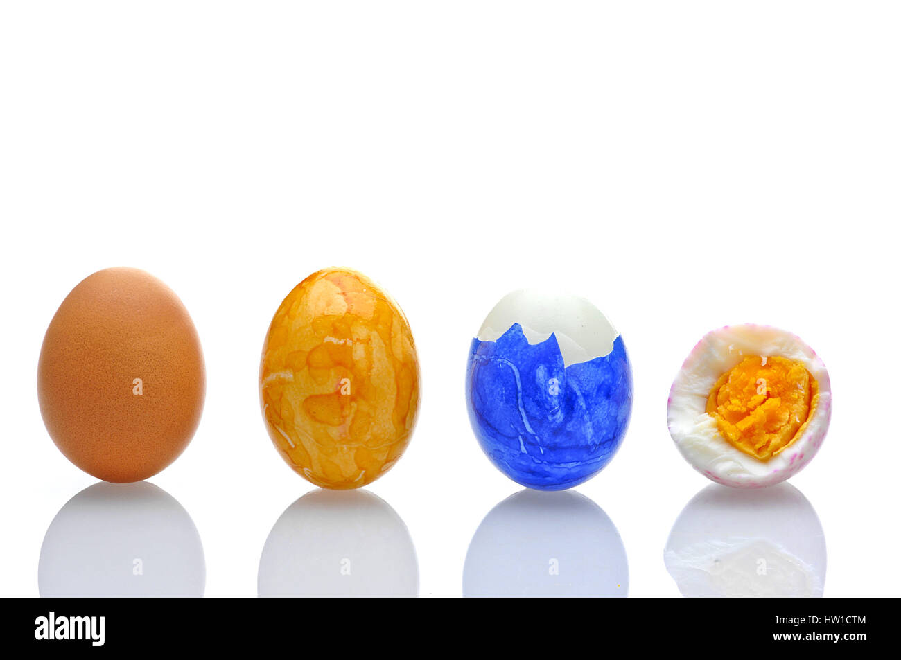 The life of an Easter egg, Das Leben eines Ostereis Stock Photo - Alamy
