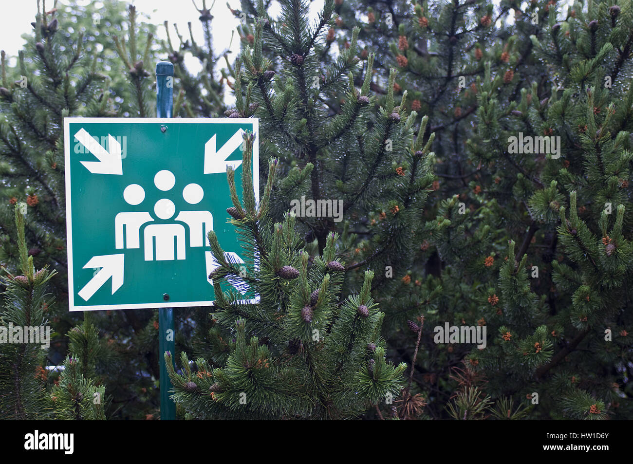 Treffpunkt schild hi-res stock photography and images - Alamy