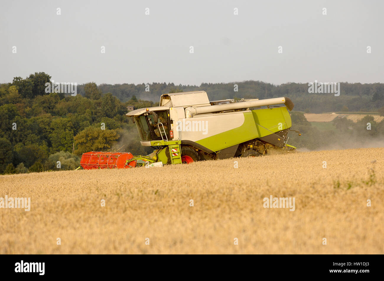 Combine harvester, M‰hdrescher Stock Photo - Alamy