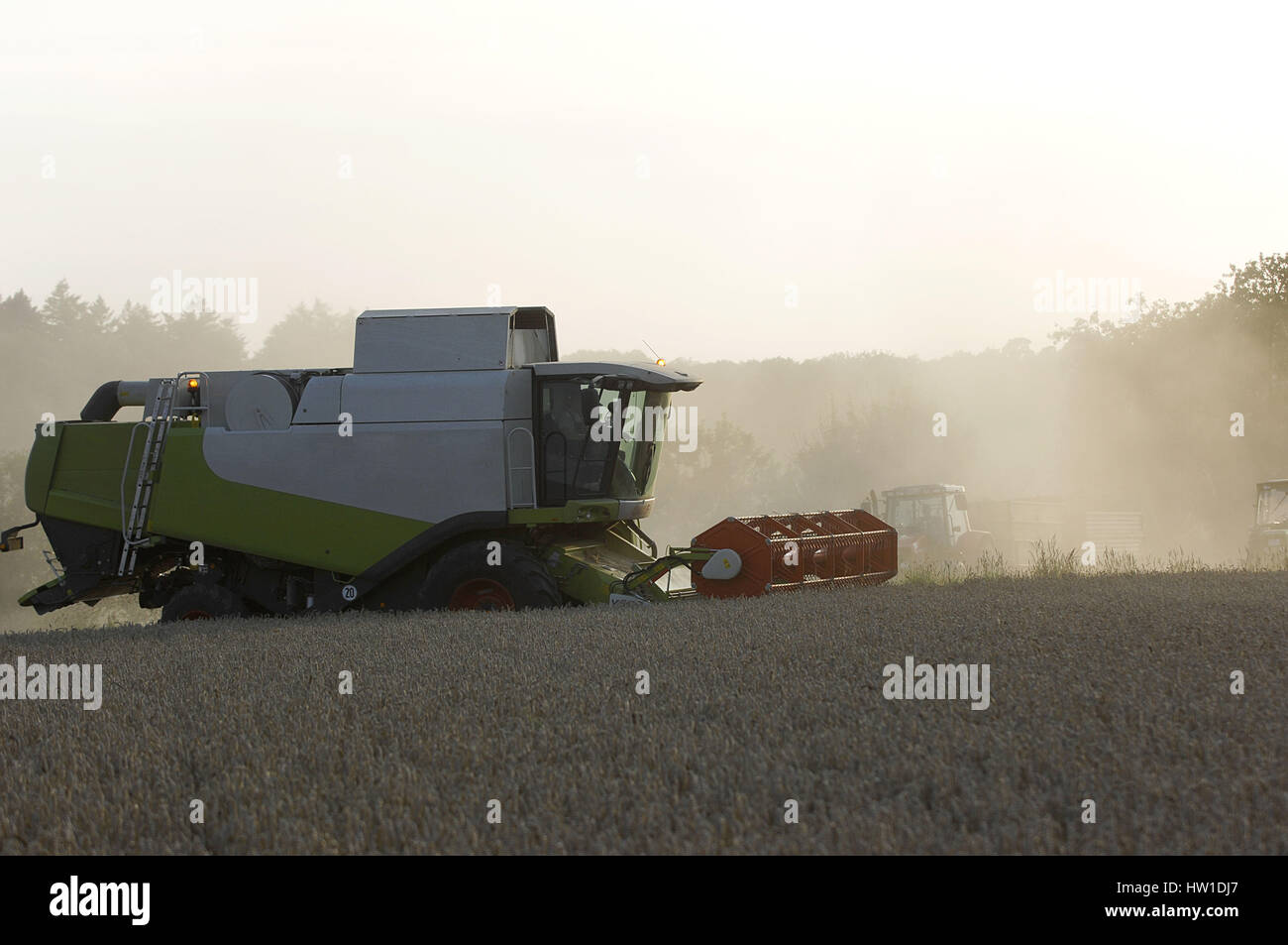 Combine harvester, M‰hdrescher Stock Photo - Alamy