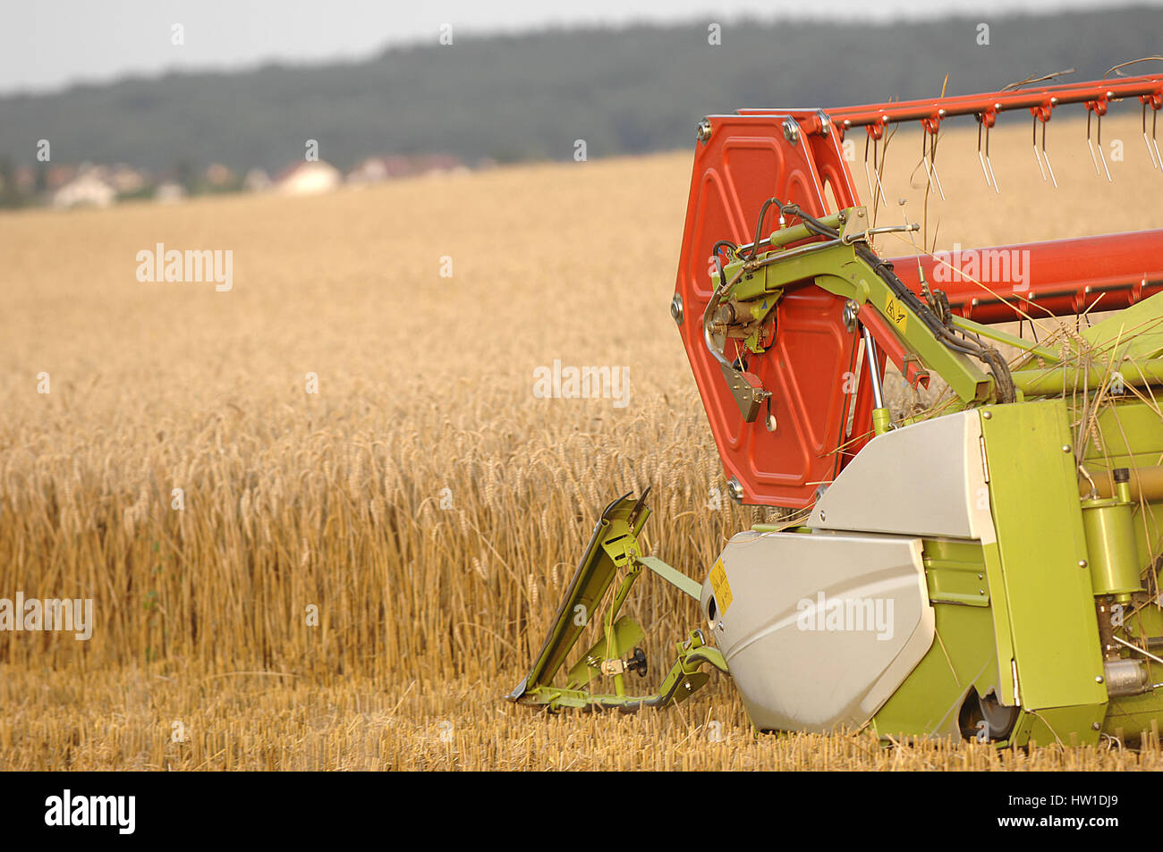 Combine harvester, M‰hdrescher Stock Photo - Alamy