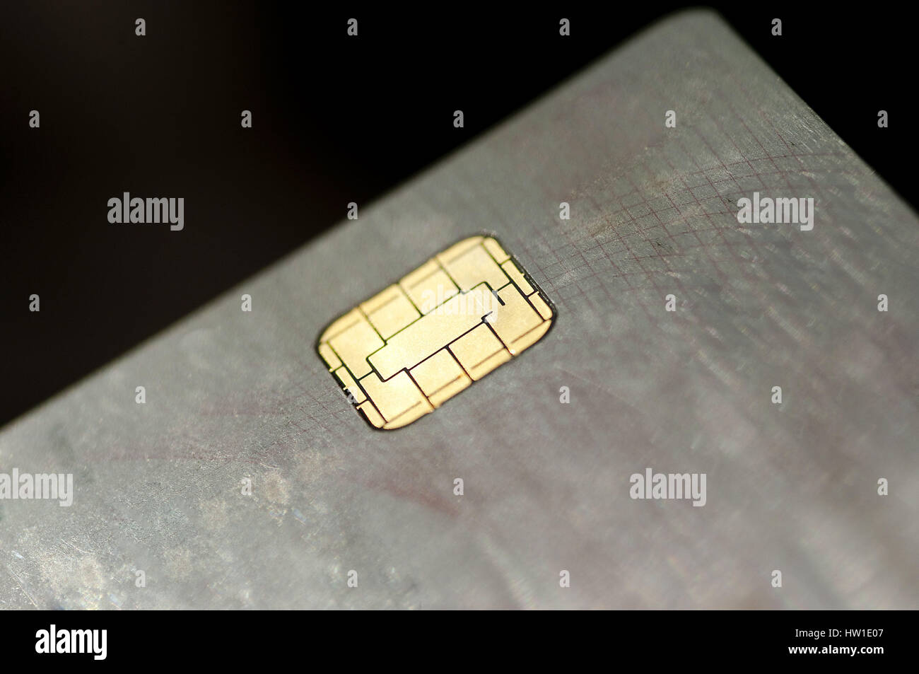 Card with electronic chip, Chipkarte Stock Photo - Alamy