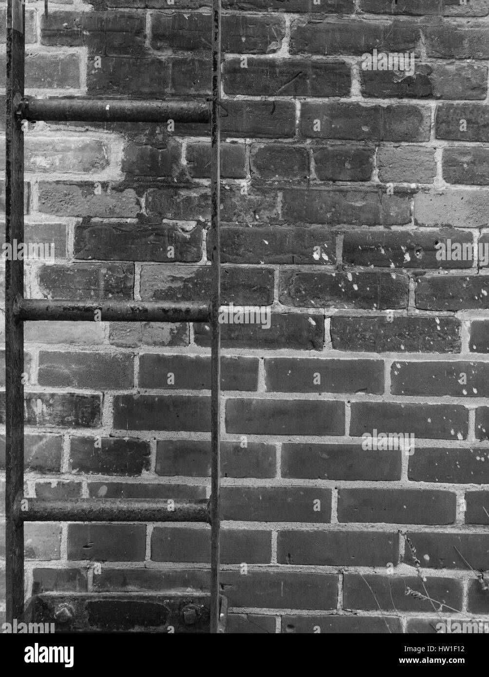 Ladder and bricks Stock Photo - Alamy