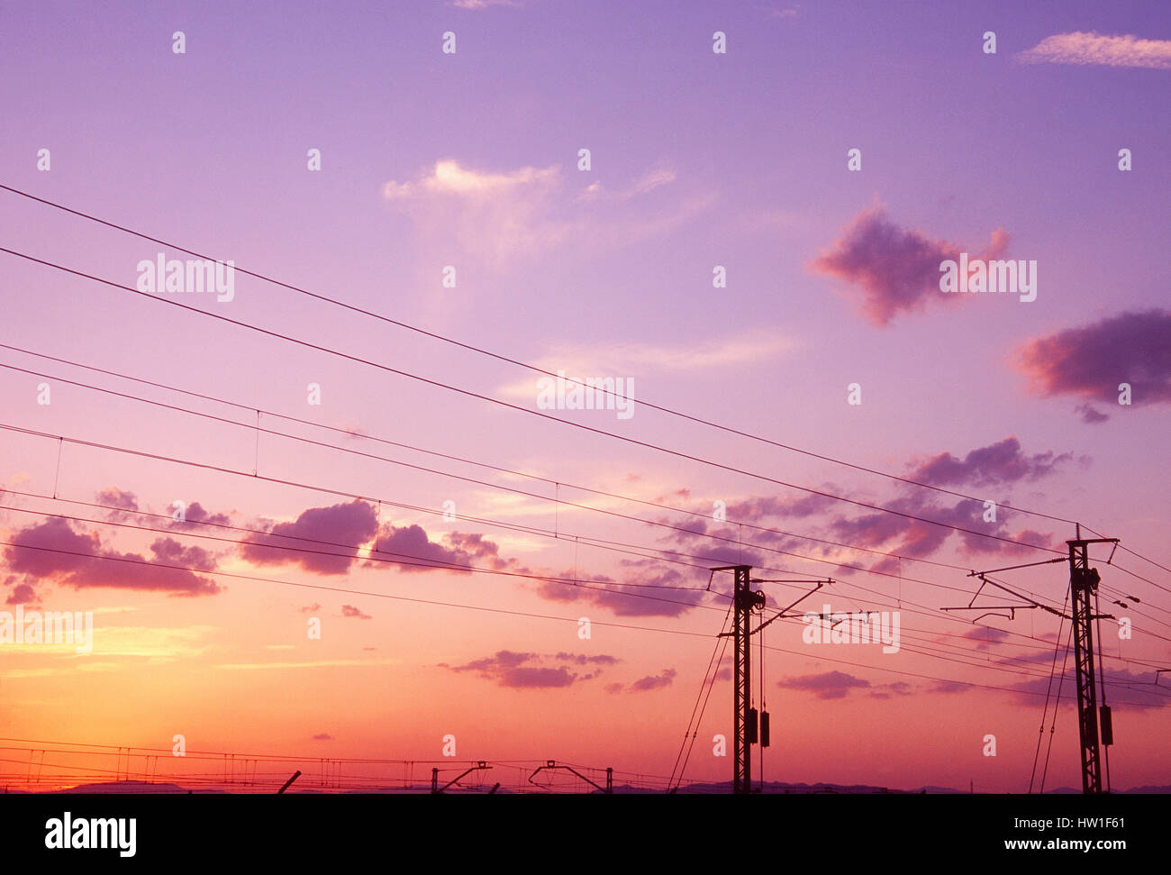 Catenaries hi-res stock photography and images - Alamy