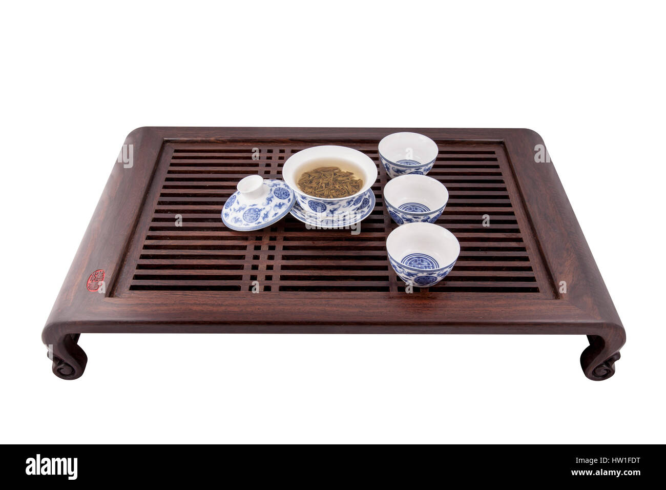 Chinese tea pot and cup Stock Photo - Alamy