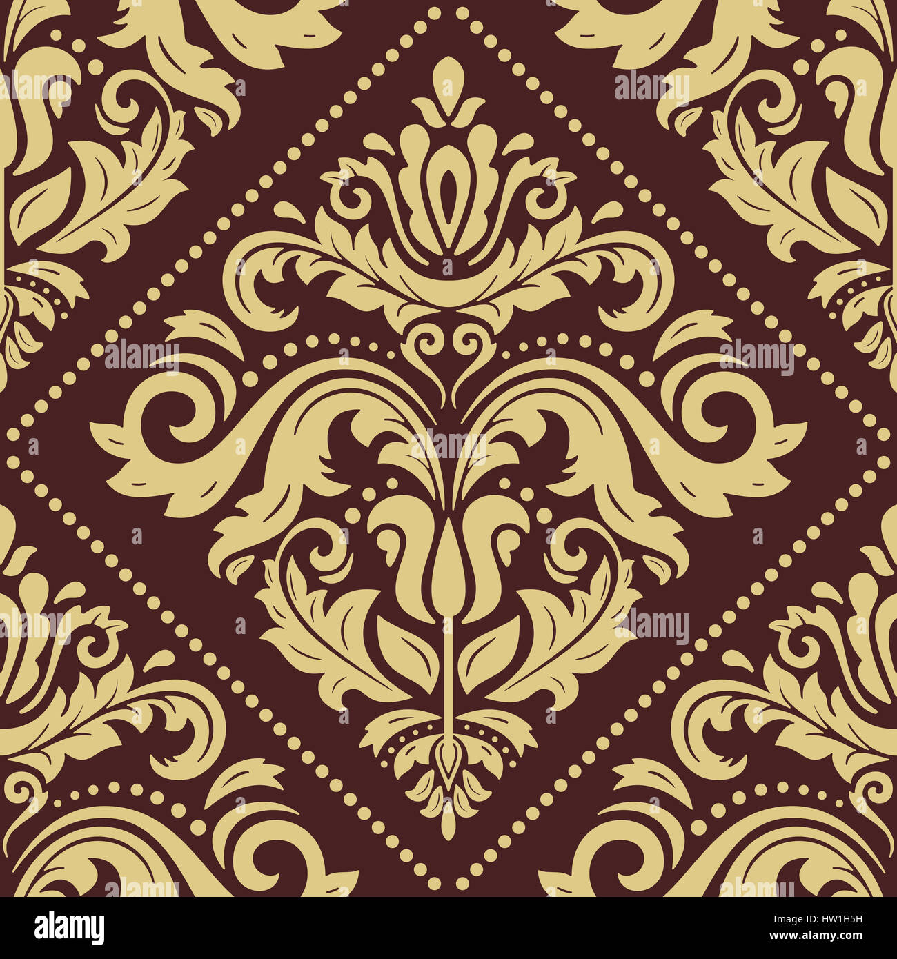 Seamless Baroque Pattern Stock Photo - Alamy