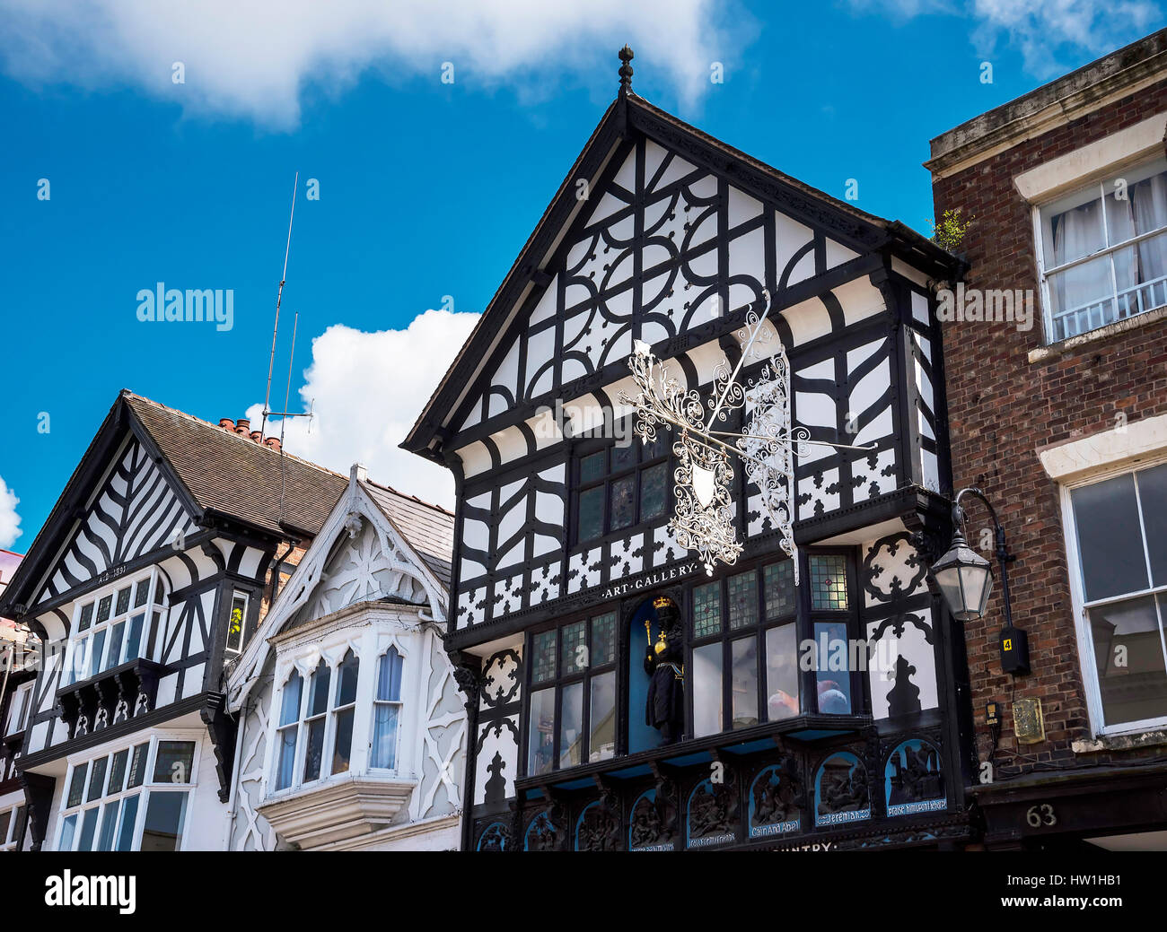 The Rows are unique in Britain. They consist of buildings with shops or ...