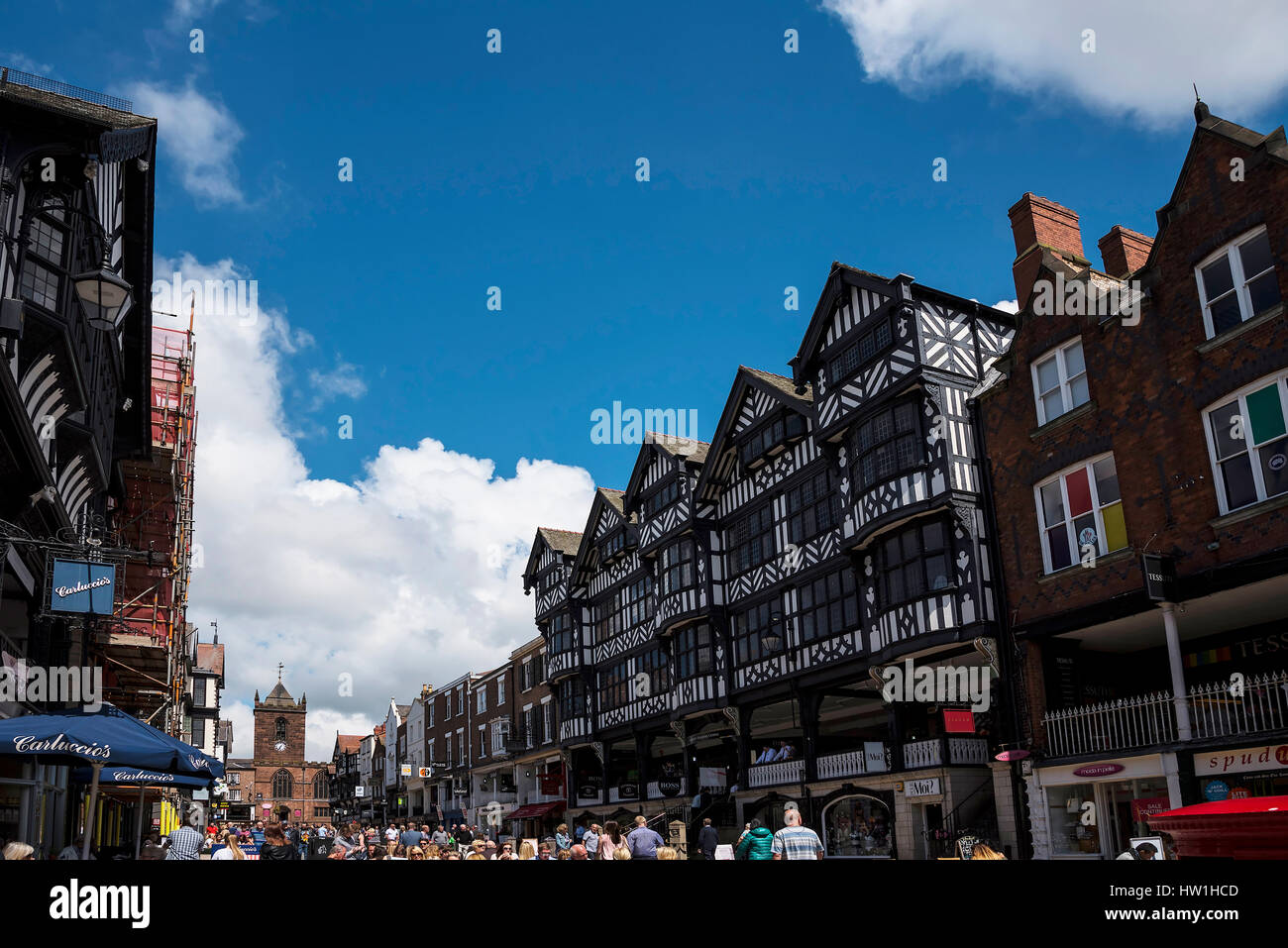 The Rows are unique in Britain. They consist of buildings with shops or ...