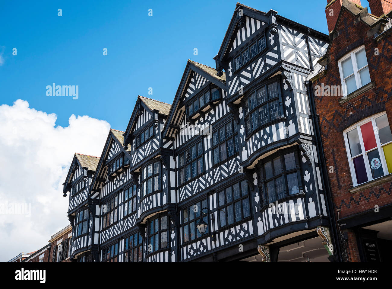 The Rows are unique in Britain. They consist of buildings with shops or ...