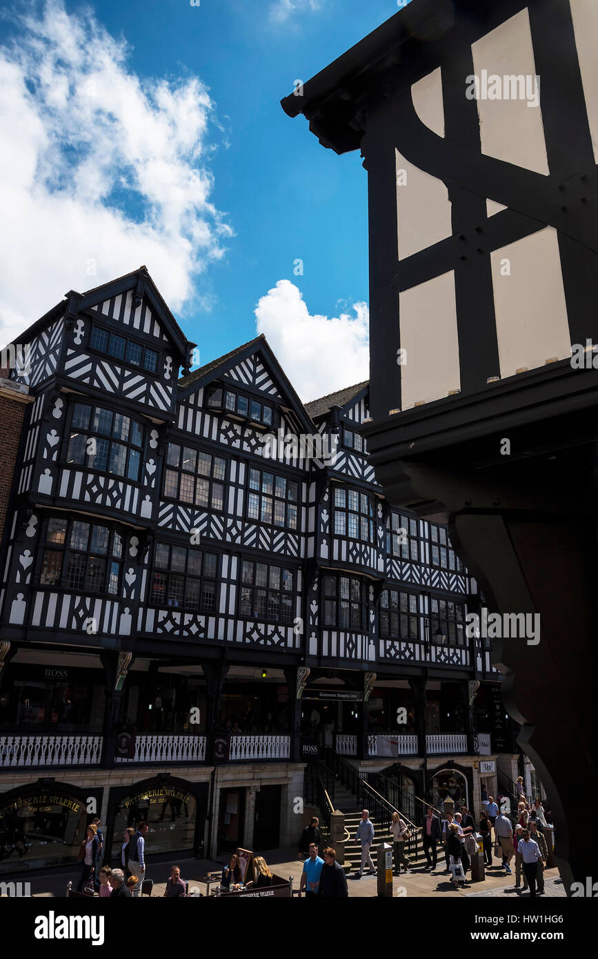 The Rows are unique in Britain. They consist of buildings with shops or ...