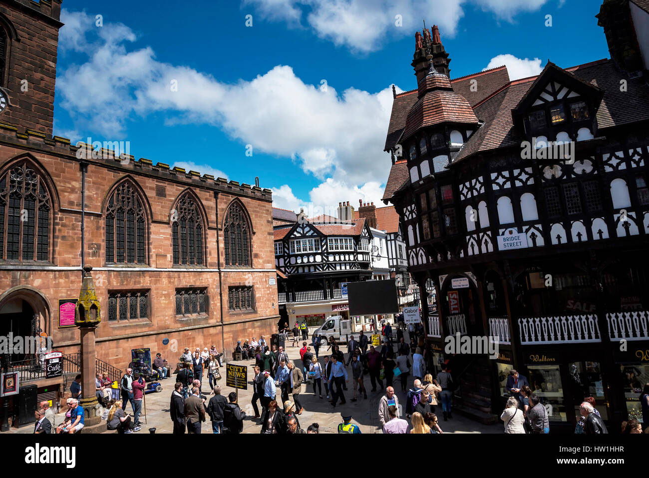 The Rows are unique in Britain. They consist of buildings with shops or ...