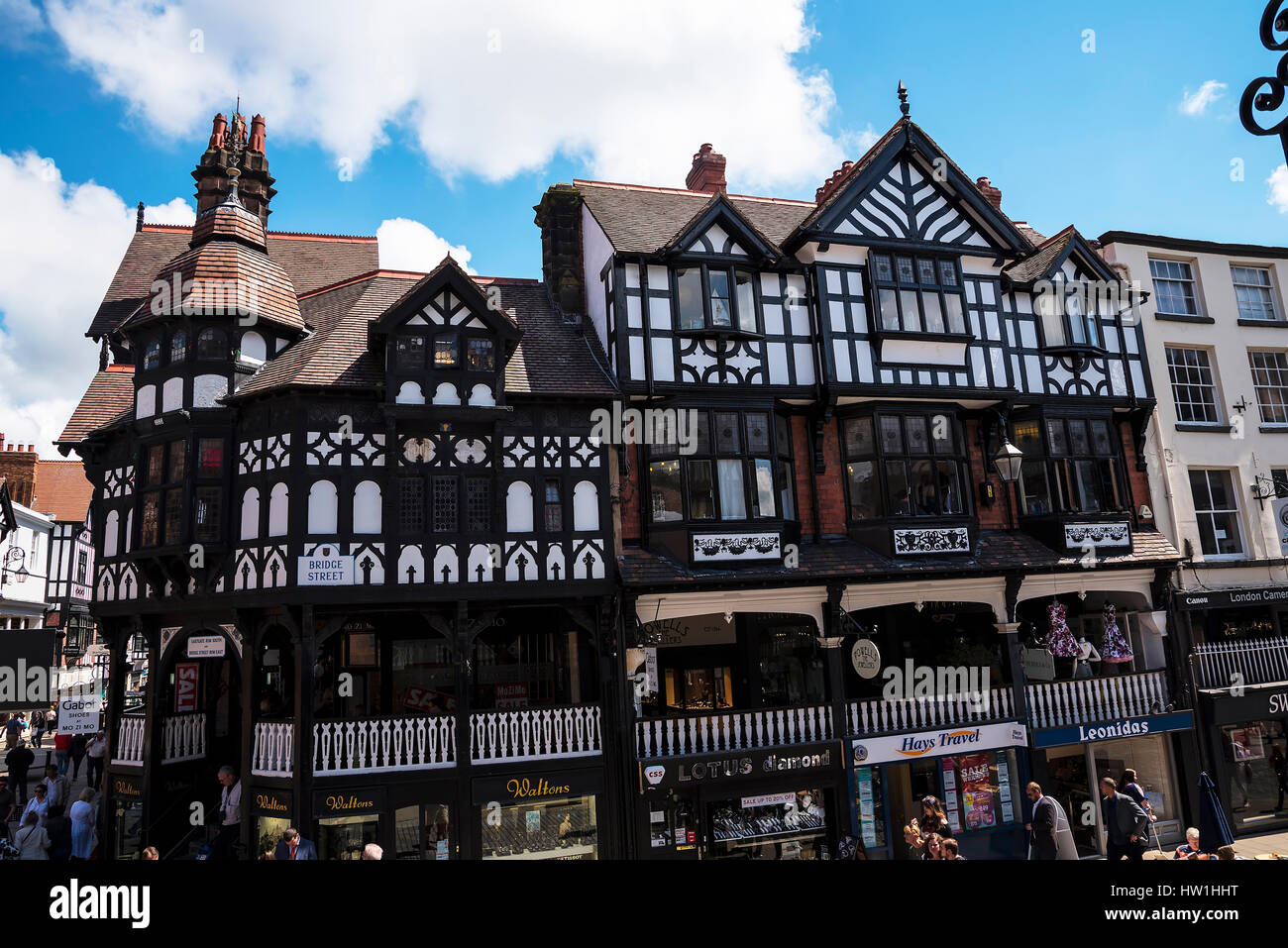 The Rows are unique in Britain. They consist of buildings with shops or ...