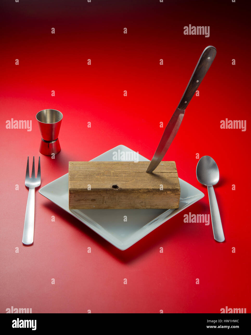 Timber cutlery hi-res stock photography and images - Alamy