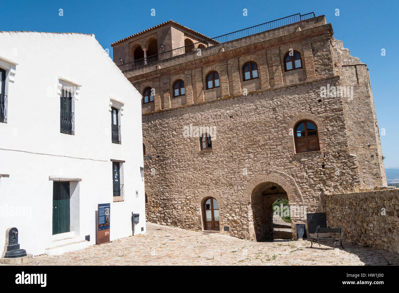 Castellar de la Frontera Castle, Andalusia, Spain Stock Photo - Alamy