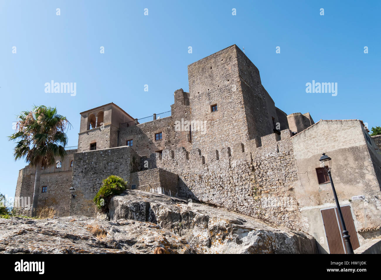 Castellar de la Frontera Castle, Andalusía, Spain Stock Photo - Alamy