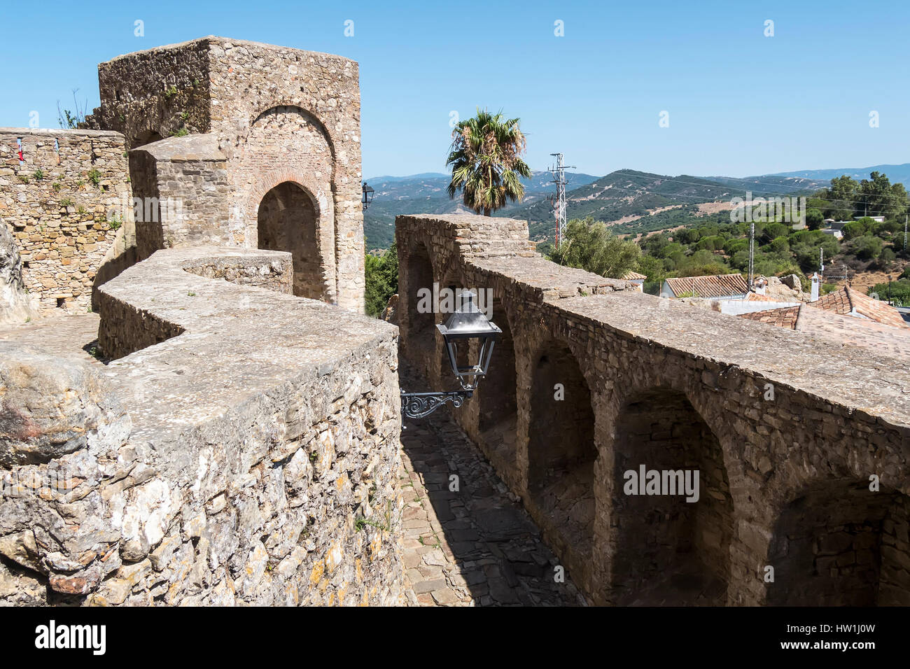 Castellar de la Frontera Castle, Andalusía, Spain Stock Photo - Alamy