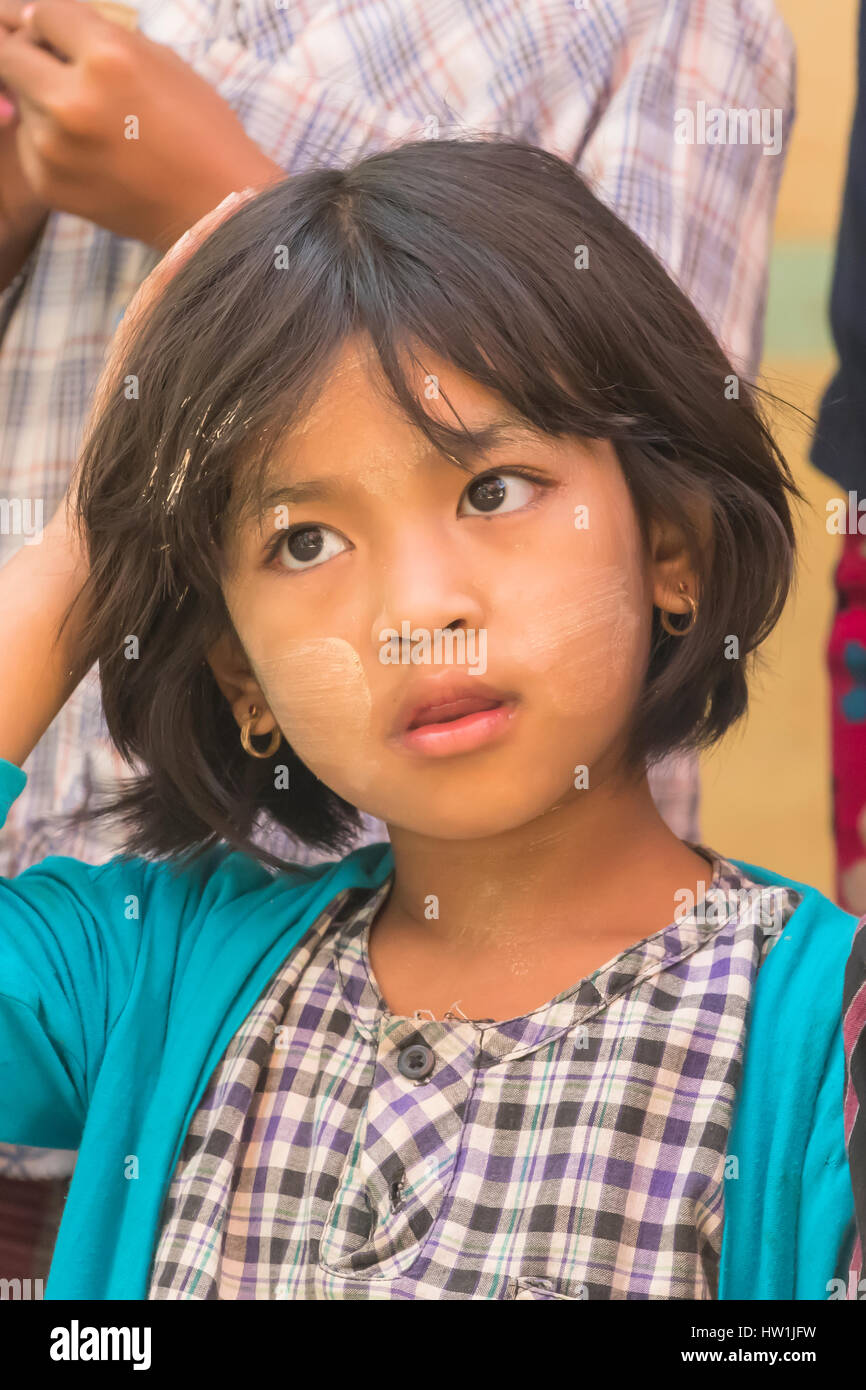 School Child in Yandabo, Myanmar Stock Photo - Alamy