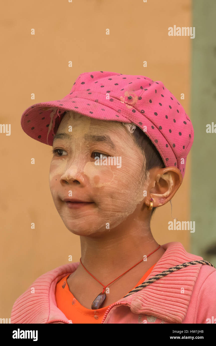 School Child in Yandabo, Myanmar Stock Photo - Alamy