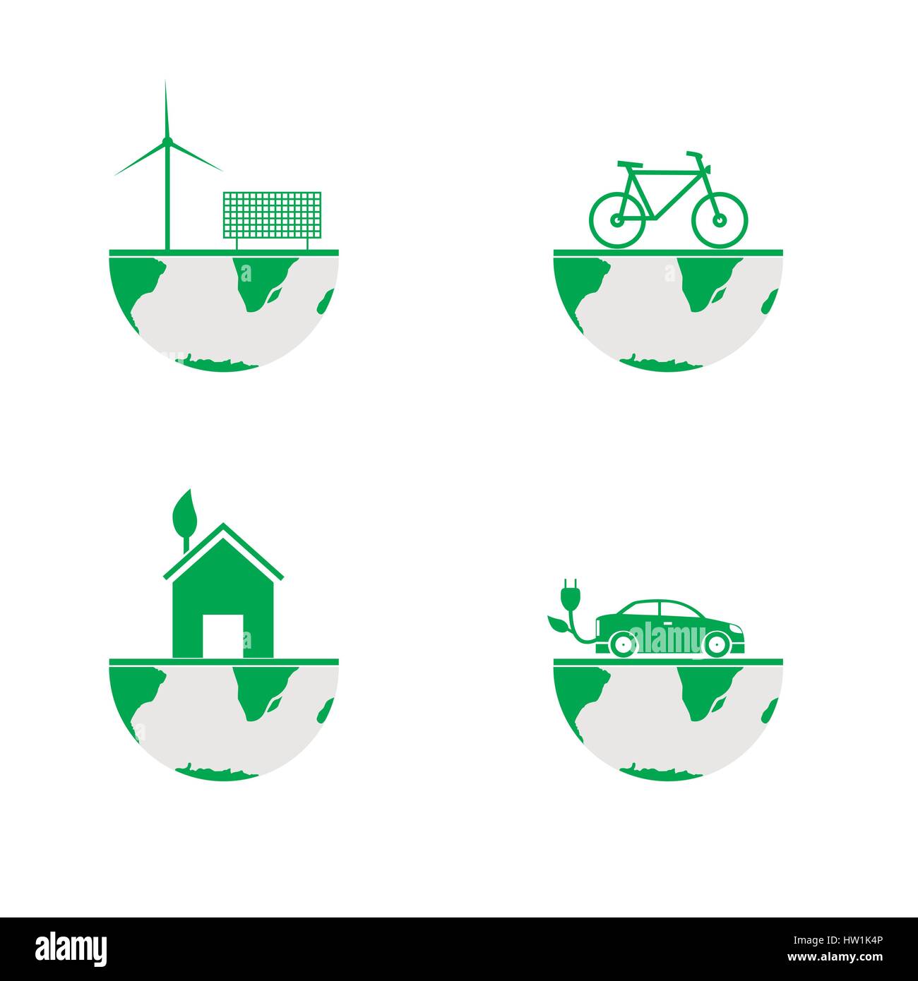 Save world innovation concept Stock Vector Images - Alamy