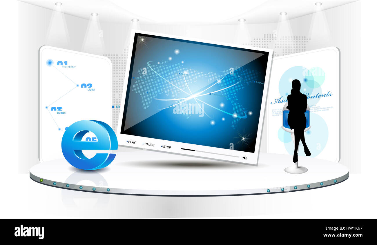 Digital Progressive Tense Stock Photo - Alamy