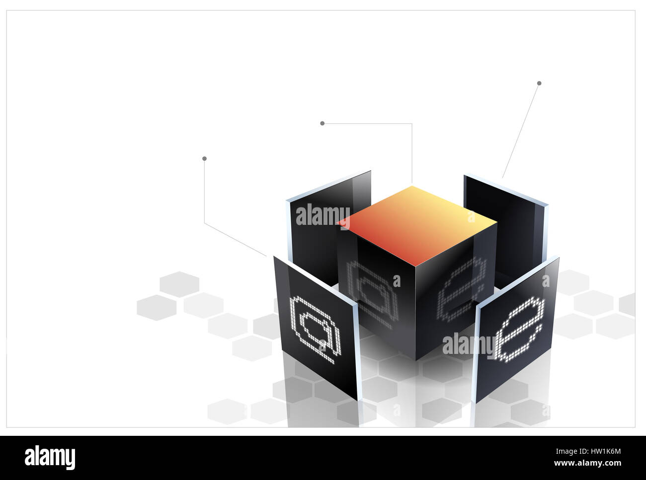 Digital Progressive Tense Stock Photo - Alamy