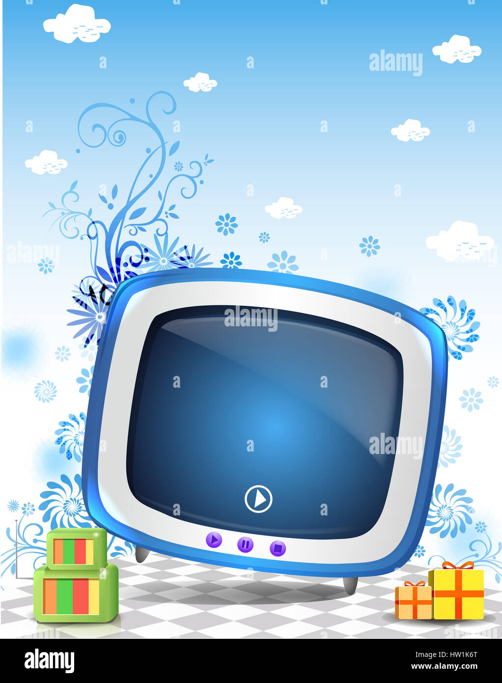 Digital Progressive Tense Stock Photo - Alamy