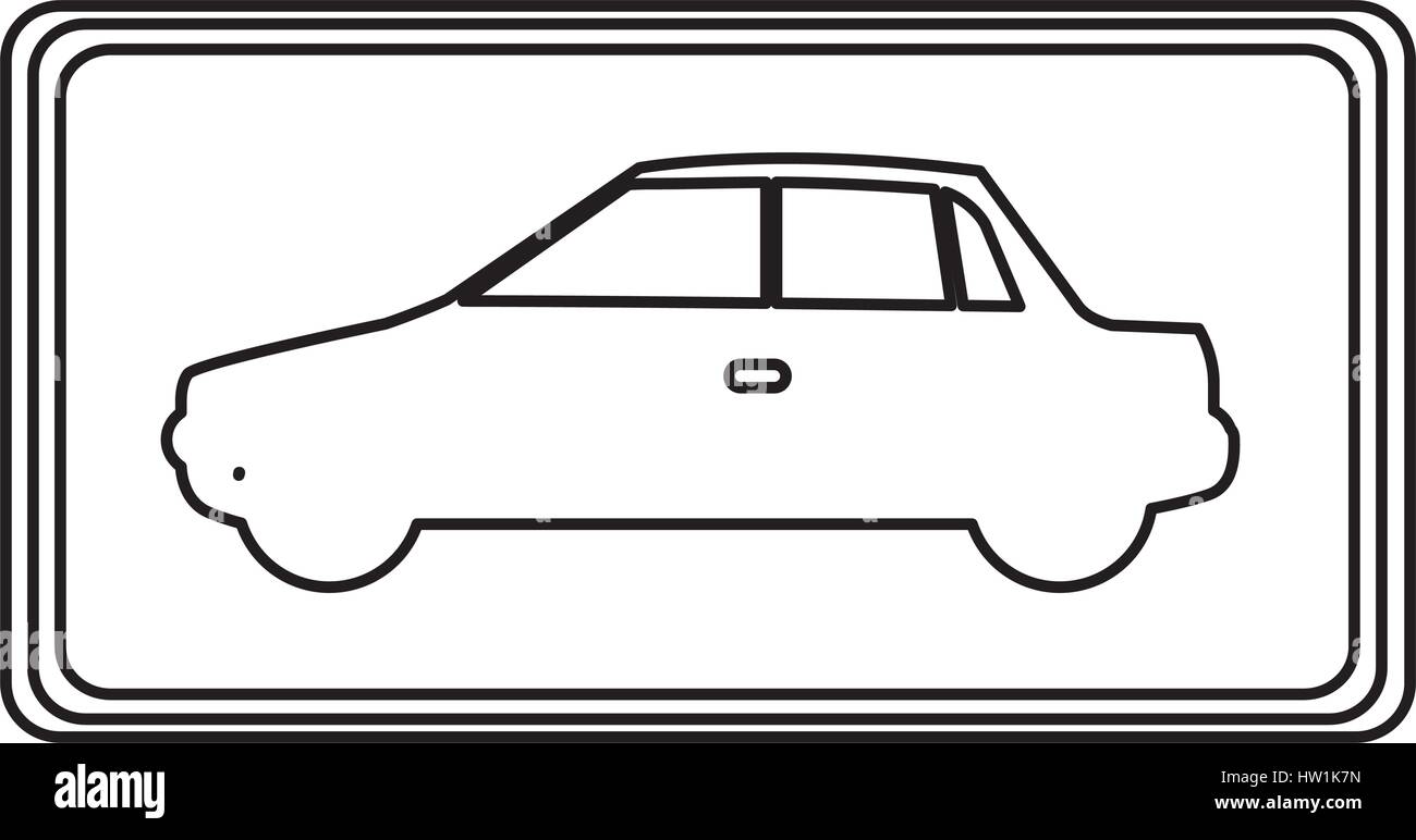 Inside auto illustration Black and White Stock Photos & Images - Alamy