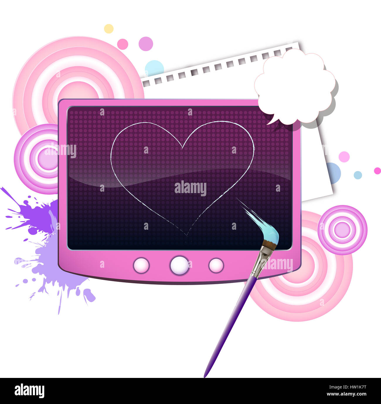 Digital Progressive Tense Stock Photo - Alamy