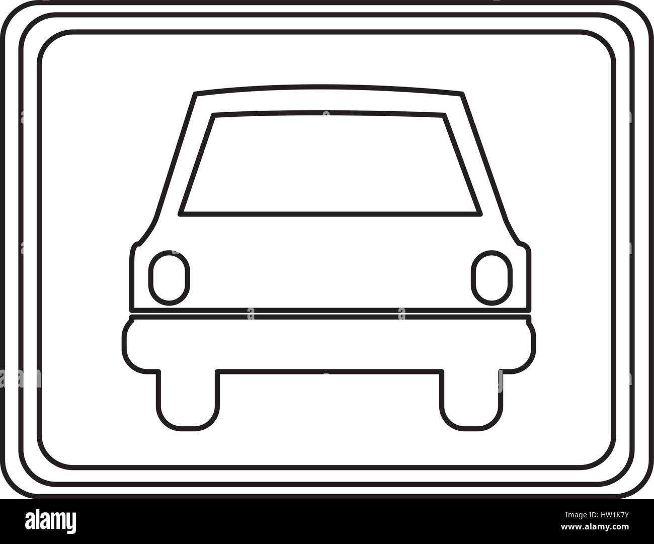 Sunroof inside car Stock Vector Images - Alamy