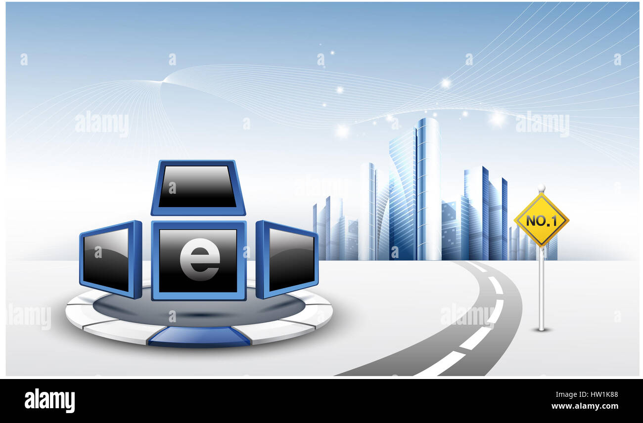 Digital Progressive Tense Stock Photo - Alamy