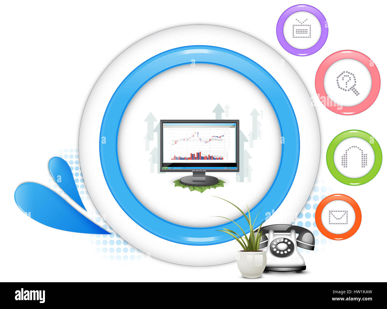 Digital Progressive Tense Stock Photo - Alamy