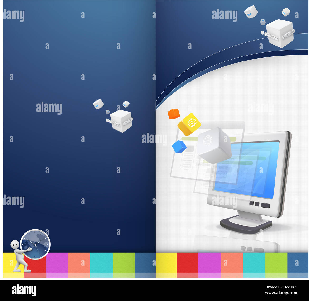 Digital Progressive Tense Stock Photo - Alamy