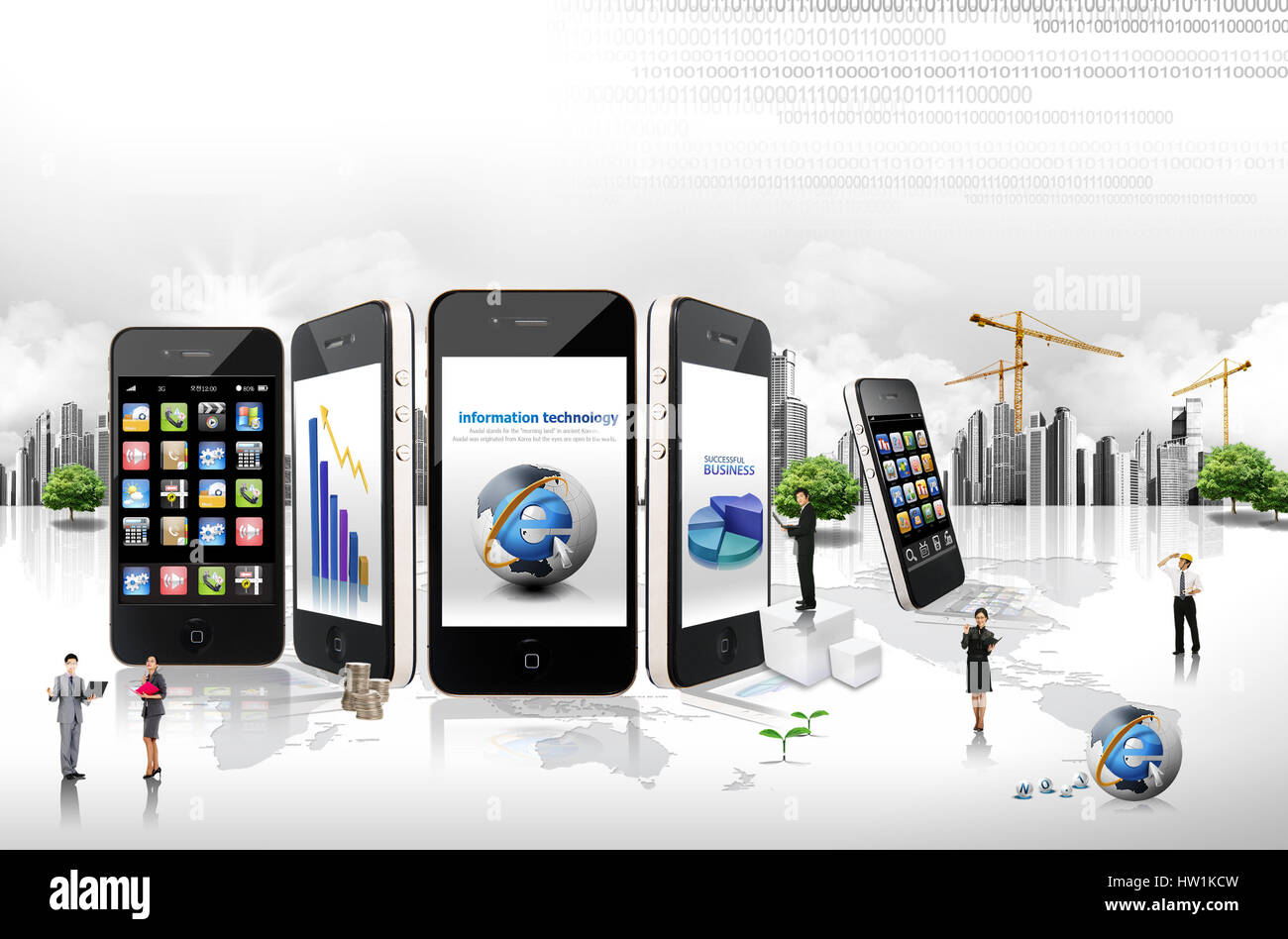 Digital Progressive Tense Stock Photo - Alamy