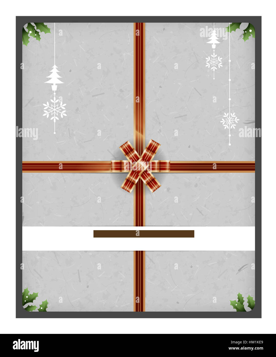 Retro style christmas banner Cut Out Stock Images & Pictures - Alamy