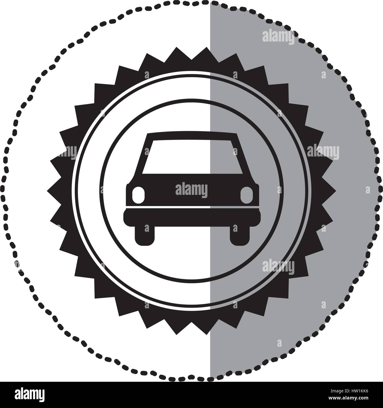 black star emblem front car icon Stock Vector Image & Art - Alamy