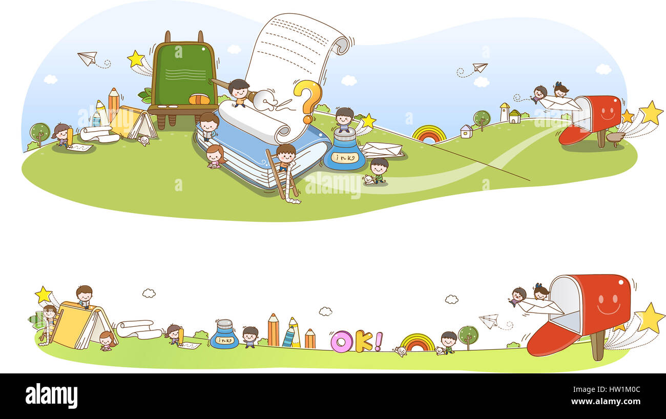 Cartoon mailbox hi-res stock photography and images - Alamy