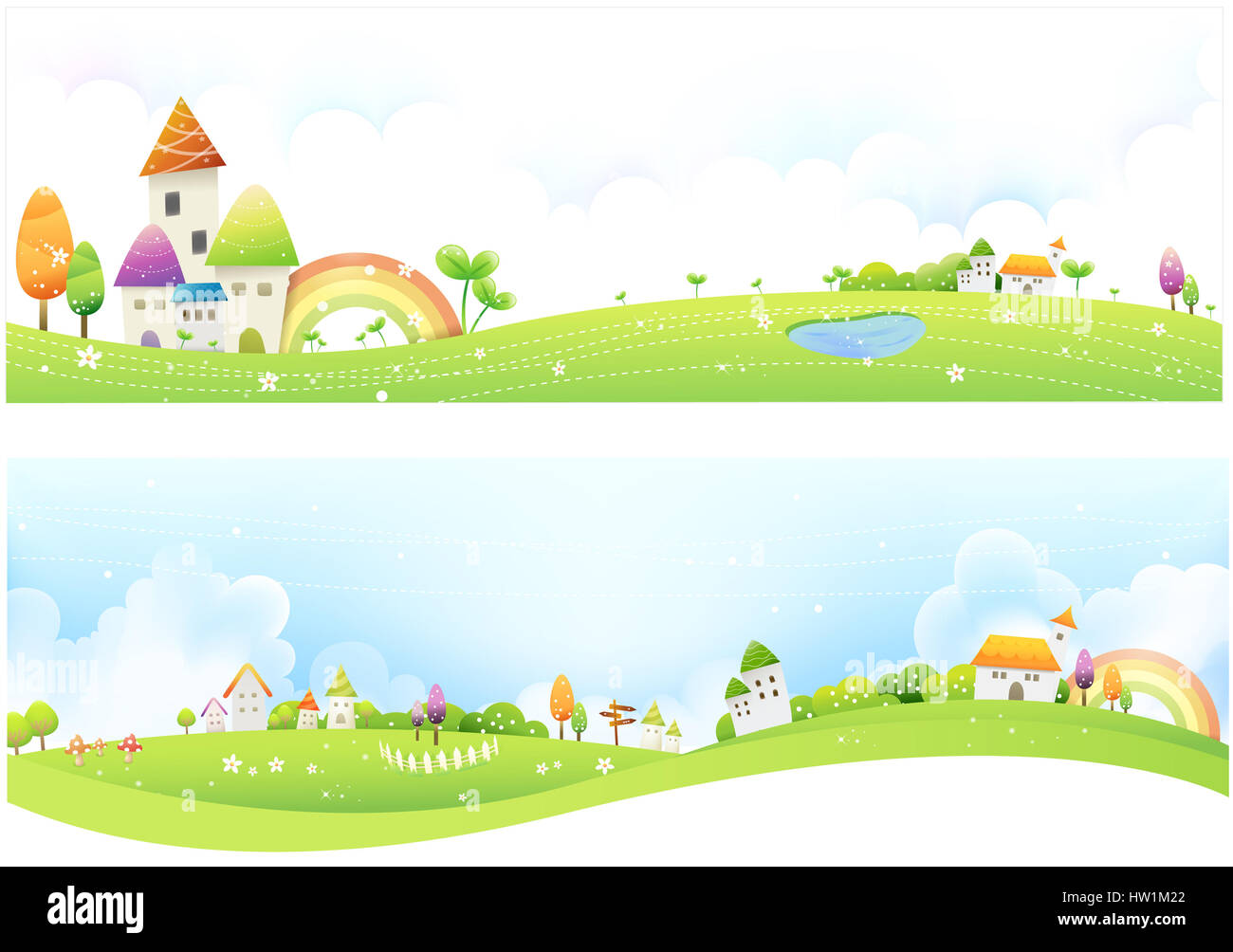 Children Cartoon World 1 Stock Photo - Alamy